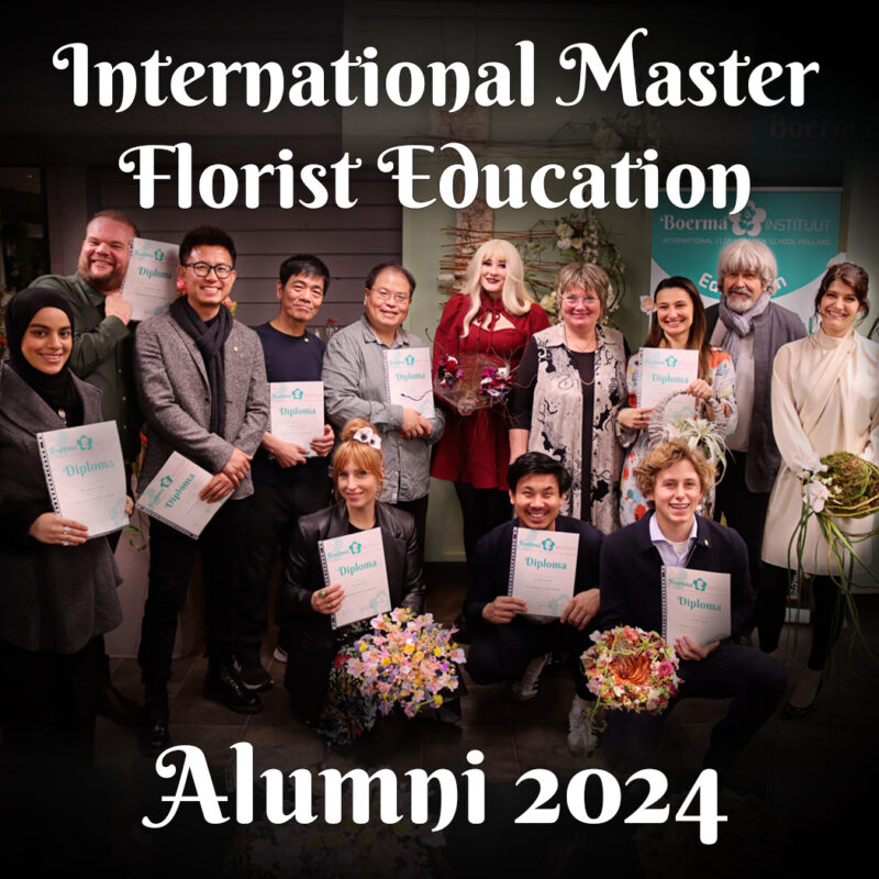 International Master Florist Education cycle completed succesfully ...